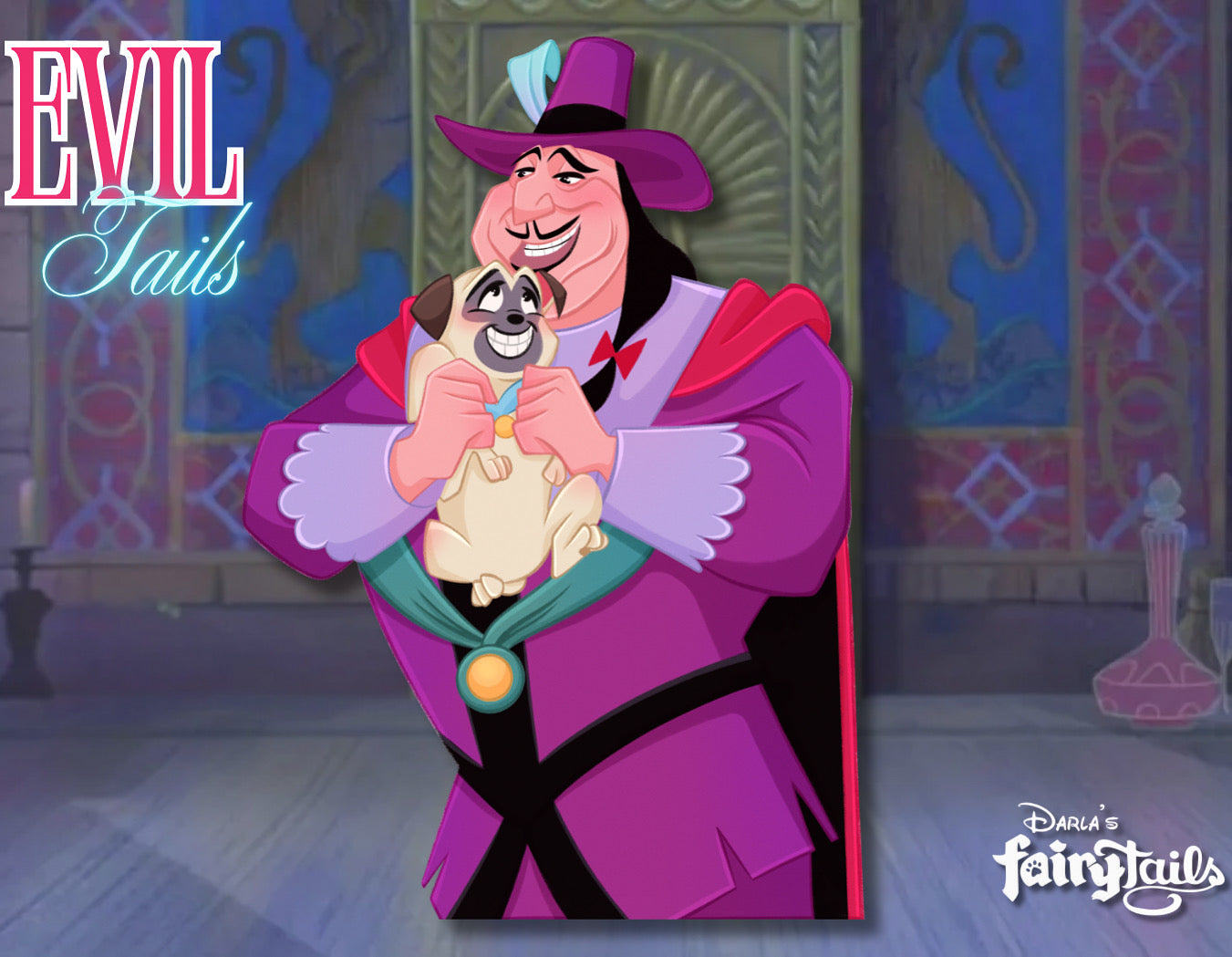 PRESALE - Evil Tails Ratcliff & Percy Fantasy Pin – Darla's Fairy Tails